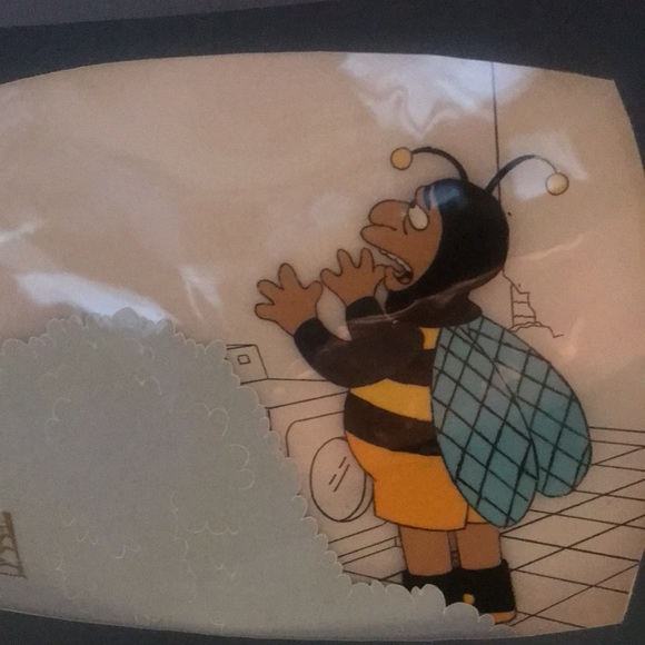 Art | One Of A Kind Simpsons Animation Cel Bumble Bee Man Plus ...